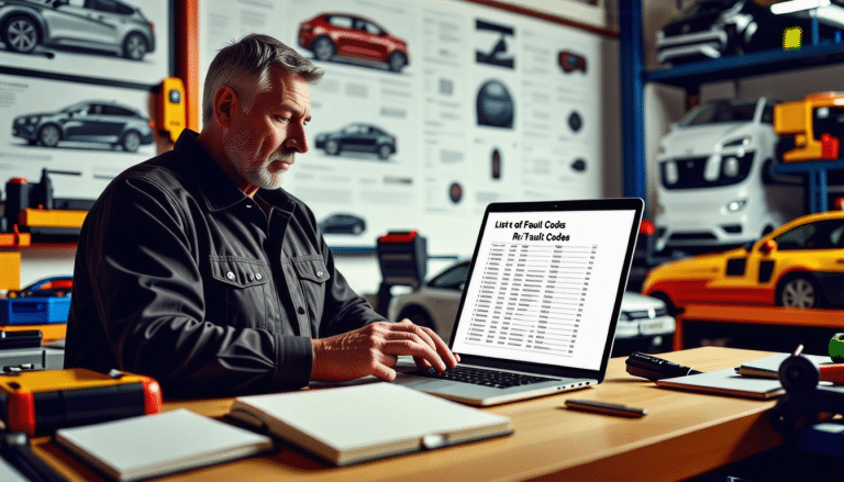 Voici comment j'ai utilisé la liste des codes défaut Renault en PDF
